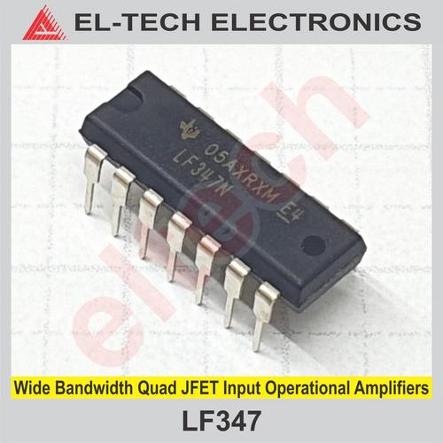 Jual LF347 LF 347 Wide Bandwidth Quad JFET Input Operational Amplifiers - Kota Surabaya - ELTECH ...