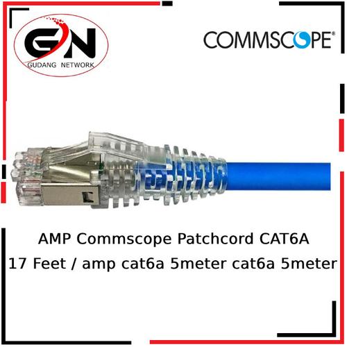 Jual AMP Commscope Patchcord CAT6A 17 Feet / amp cat6a 5meter cat6a ...