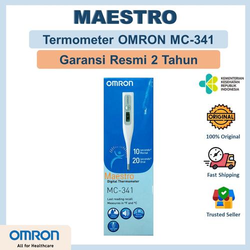 Jual Termometer Digital OMRON MC-341 Thermometer Ketiak Bayi Anak ...