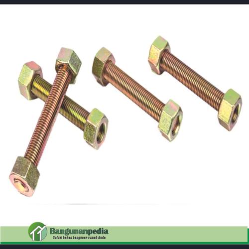 Jual Baut mur kuning / Baut Kuning M6 M8 M10 / Baut Hexagon aneka ...