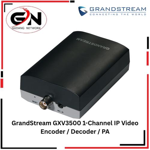 Jual GrandStream GXV3500 1-Channel IP Video Encoder / Decoder / PA ...