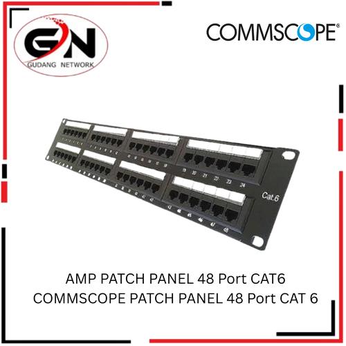Jual AMP PATCH PANEL 48 Port CAT6 COMMSCOPE PATCH PANEL 48 Port CAT 6 ...