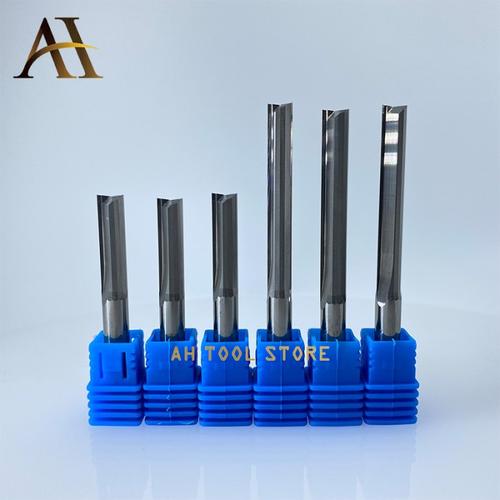 Jual Endmill 2 Flute 6mm Straight Cutter Bits CNC Router - 6*6*42*70 ...