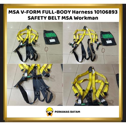 Jual MSA V-FORM FULL-BODY Harness 10106893 SAFETY BELT MSA Workman ...