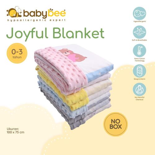 Jual Babybee Joyful Blanket Print - Selimut Bayi Dot Nano Cotton ...