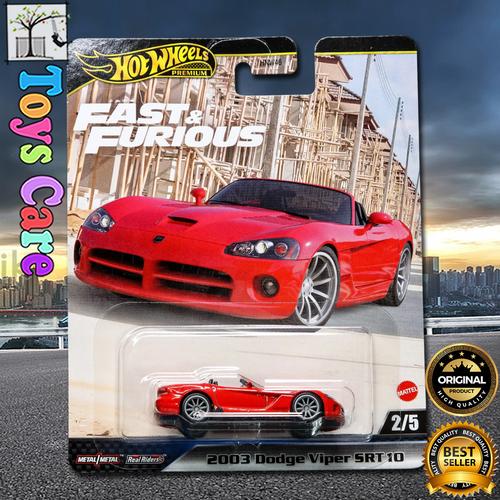 Jual Hot Wheels Premium Fast & Furious 2003 Dodge Viper SRT 10 Merah ...
