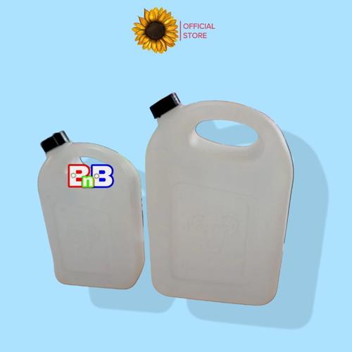 Jual Jerigen 5 lt dan Jirigen 2.5 Liter Putih Segel + Tutup, Jerry Can ...