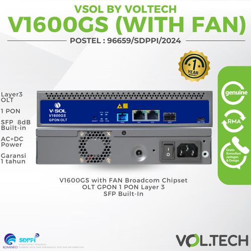 Jual VSOL V1600GS GPON OLT 1 PORT V-SOL GPON OLT V1600GS 1 PORT - Jakarta Pusat - VOLTECH ...