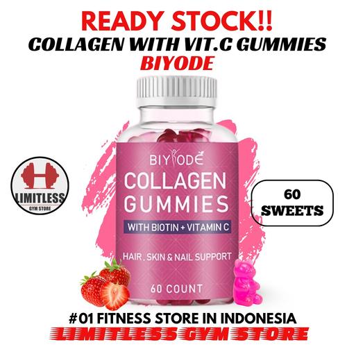 Promo Biyode USA Collagen + Biotin & Vit C Glutathione 1000mg - 60 ...