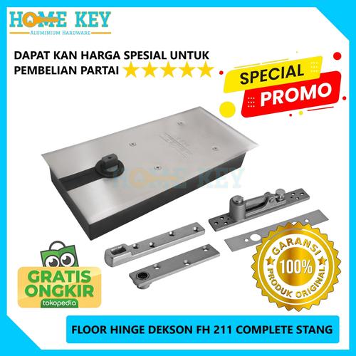 Jual Floor Hinge Dekkson FH 211 Komplit Floor Spring Engsel Tanam ...