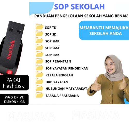 Promo Flashdisk SOP Sekolah Standar Operasional Prosedur Pengelolaan ...