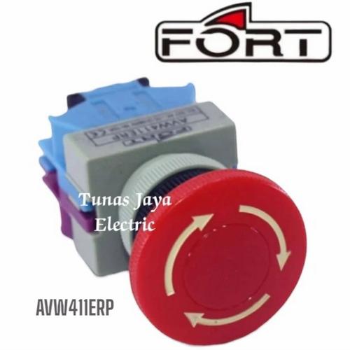 Jual Emergency Push Button (Push Lock - Turn to Release) 1NO 1NC ...