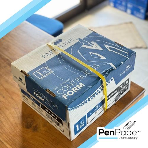 Jual Kertas Continuous Form 1 Ply PRS bagi 2 kecil Paperline faktur ...