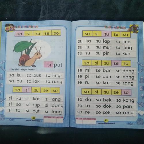 Jual Buku Belajar Latihan Membaca anak Paud Tk Bergambar Murah - Kota ...