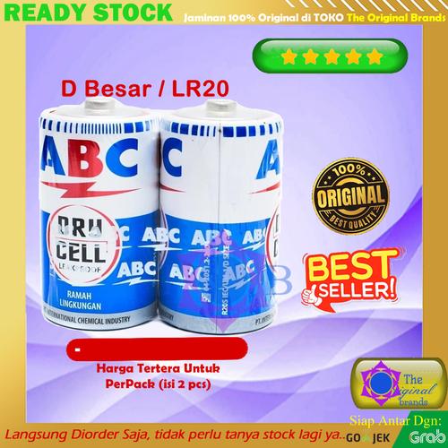 Jual Baterai D LR20 E95 AM1 ABC BIRU Carbon Zinc 1.5V Battery - Jakarta Utara - The Original ...