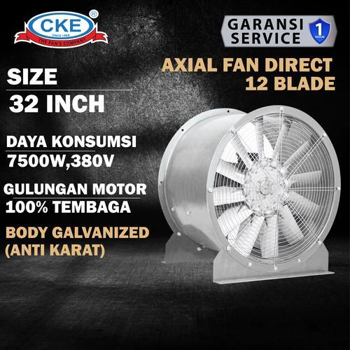 Jual CKE Axial Drum Fan 32 Inch AFD-800GLV/12/7.5/4-HJ Blower Industri ...