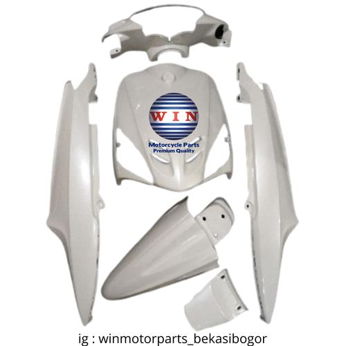 Jual FULL SET BODY MIO SPORTY PUTIH MERK WIN / FULL SET BODY MIO LAMA ...