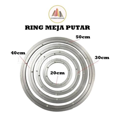 Jual Kolaher Ring Meja Putar Makan Putar Lazy Susan Rotate Tatakan Kaca ...