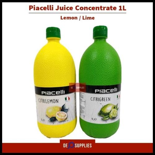 Jual Good Quality Piacelli Lemon Lime Juice Concentrate 1L - Sari Lemon ...