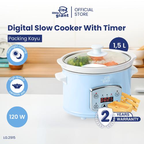 Jual Little Giant Digital Slow Cooker With Timer 1,5L (INCLUDE PALET ...