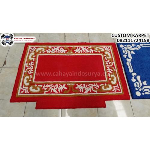 Jual KARPET LIFT CUSTOM BORDER MOTIF KLASIK - WARNA MERAH | CUSTOM ...