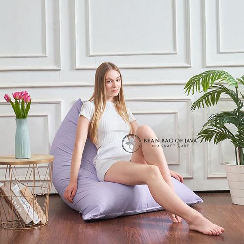 Promo Beanbag Triangle || Bean Bag Cover + Isi || Size M Katun Polos - Biru - Jakarta Barat ...