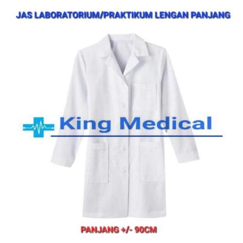 Jual Jas Lab/Baju laboratorium - Praktikum Sekolah SMP SMA (LENGAN ...