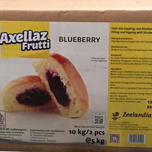 Jual Zeelandia Axellaz Frutti Blueberry 10 kg / Selai Topping Blueberry ...