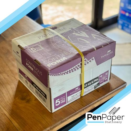 Jual Kertas Continuous Form 5 Ply PRS kecil warna Paperline faktur ...