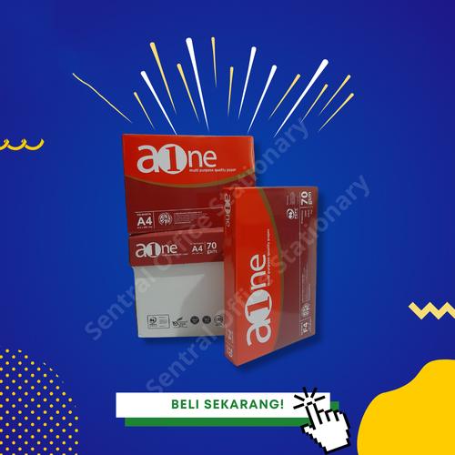 Jual Kertas HVS A4 & F4 merk Aone 70 gram (500 Lembar) - Kota Surabaya ...