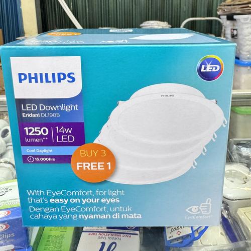 Jual Lampu Downlight Eridani 14W Philips PAKET LED PHILIPS Multipack ...