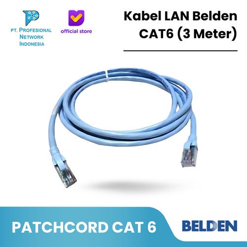 Jual Belden Patchcord CAT5 3Meter / Kabel LAN Belden CAT5 3 Meter ...