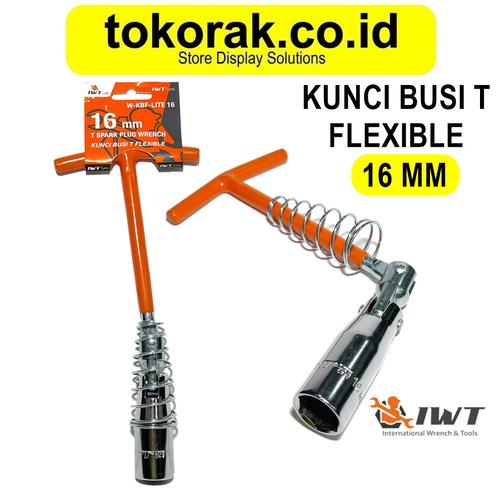Jual KUNCI BUSI FLEXIBEL MODEL T IWT LITE 16 MM KUNCI SOCK SOK SOCKET ...