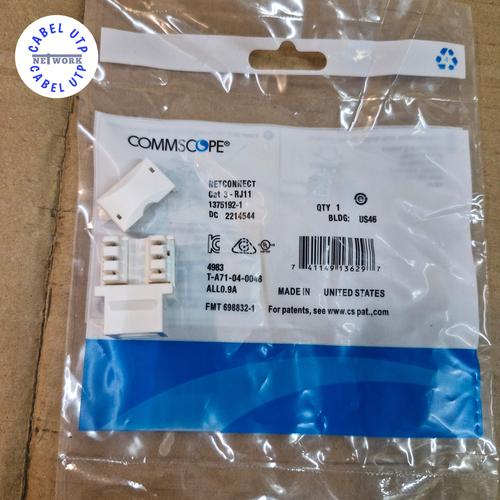 Jual Modular telpon Rj11 AMP - Jakarta Pusat - GLOBAL NETWORK CABLE UTP ...