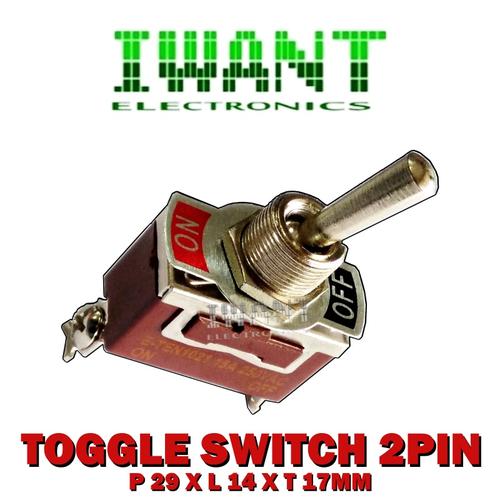 Jual TOGGLE SWITCH 1021 15A 250V TOGGLE ON OFF 2PIN TOGLE SWITCH 2KAKI ...