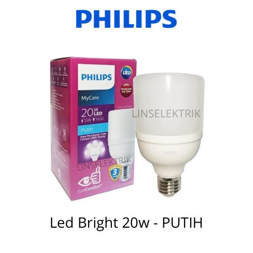 Jual PHILIPS LED BRIGHT 20 WATT / 20W / 20 W. CAHAYA PUTIH - Kota ...