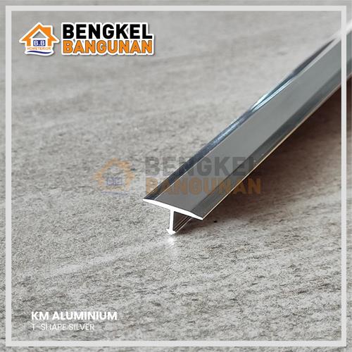 Jual LIST LIS T PENUTUP CELAH FRAME EDGING ALUMUNIUM ALUMINIUM - SILVER ...