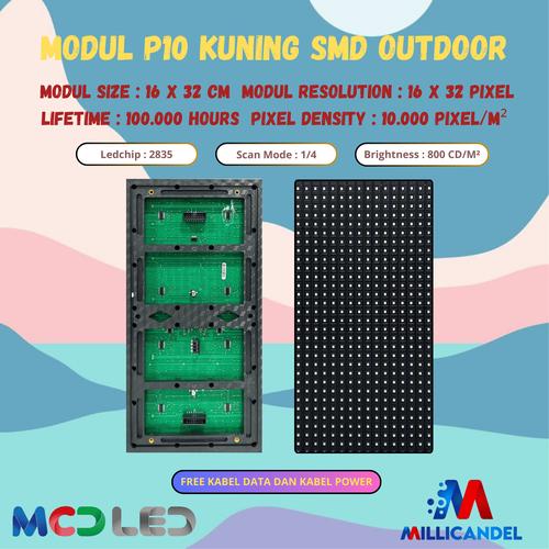 Jual MODUL P10 KUNING SMD SEMI OUTDOOR / INDOOR - Hanya Modul - Jakarta ...