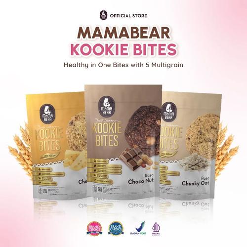 Jual MamaBear CHOCO NUT KOOKIE BITES KUKIS Cookie Camilan Snack Kaya ...