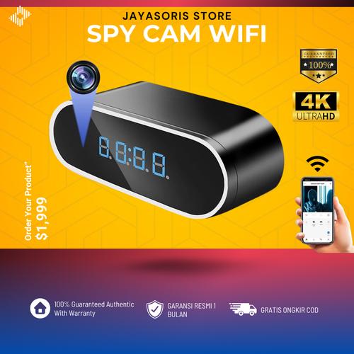 Jual KAMERA PENGINTAI MINI TERSEMBUNYI SPYCAM IP CAMERA CCTV WIFI JAM ...