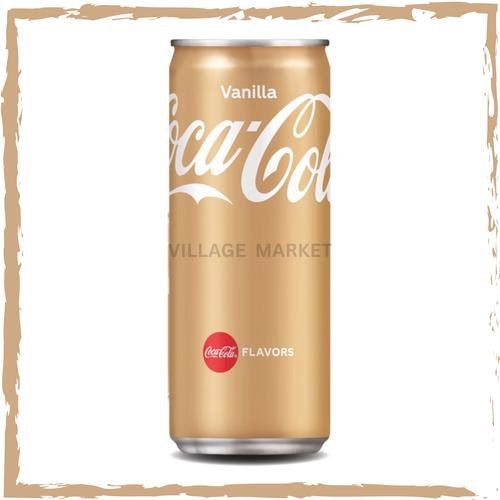 Jual Coca Cola Vanilla 320ml. Carbonated Cola Drink Vanilla Flavor ...