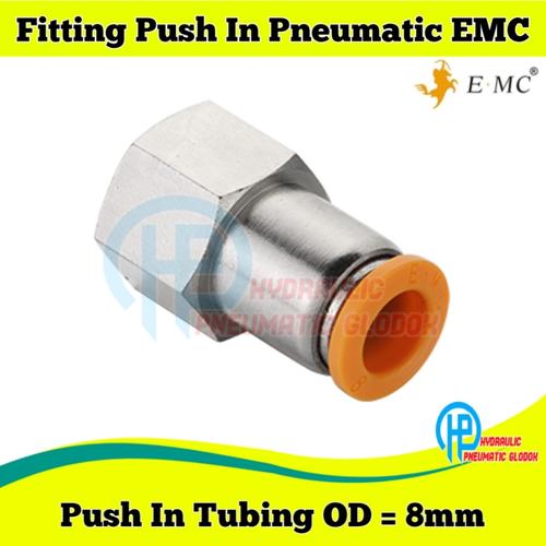 Jual Fitting Push In Pneumatic Drat Female / Drat Dalam EMC ZPCF / EPCF ...