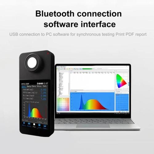 Jual LUX Light Meter Spectrum Measurement Led Spectrum Analyzer CCT CRI ...