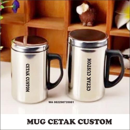 Jual mug stainless custom mug promosi THERMOS MUG GELAS STAINLESS STEEL 500ML 350ML Thermos Mug ...