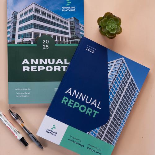 Jual Cetak Isi Buku Company Profile & Annual Report Ukuran A4 Print Laporan Perusahaan Hasil ...