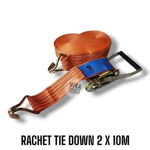Jual Rachet Tie Down Tali Krek Lashing Cargo 2" Inch x 10m - Kota ...