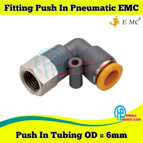 Jual Fitting Push In Pneumatic Elbow Drat Female / Drat Dalam EMC ZPLF ...