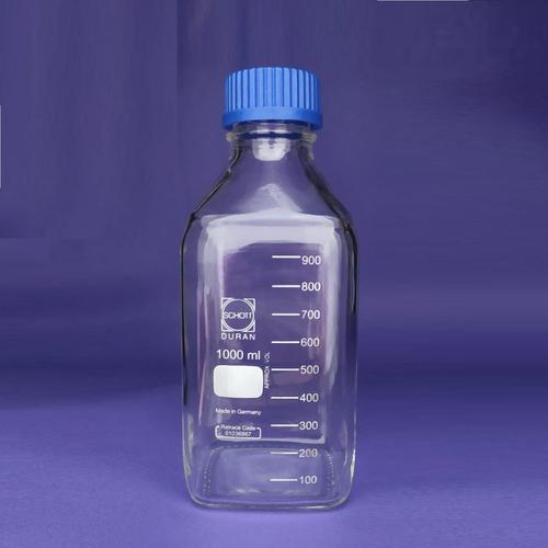 Jual BOTTLE SQUARE 1000 ML 1000ML BOTOL KOTAK SCHOTT DURAN - Jakarta ...