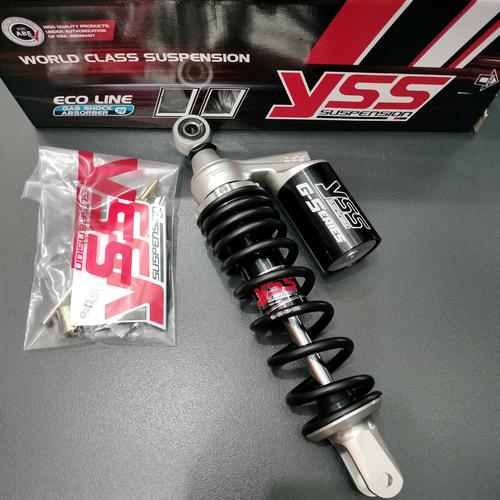 Jual Shock yss G-plus black series 300mm mio - beat - scoopy - vario 110 - full black - Jakarta ...