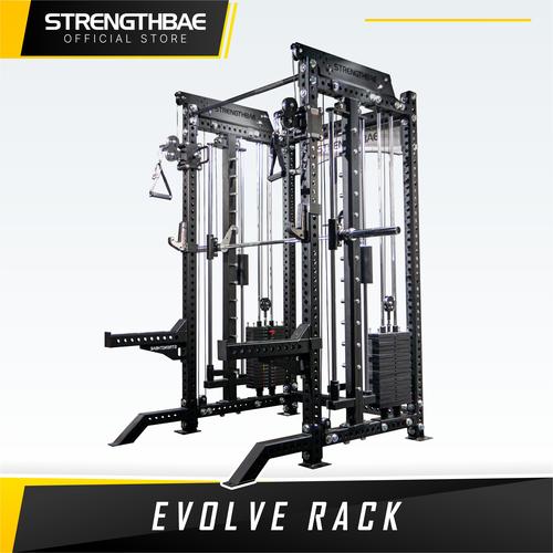 Jual Evolve All in One Trainer STRENGTHBAE Upgradeable Power Rack Smith ...